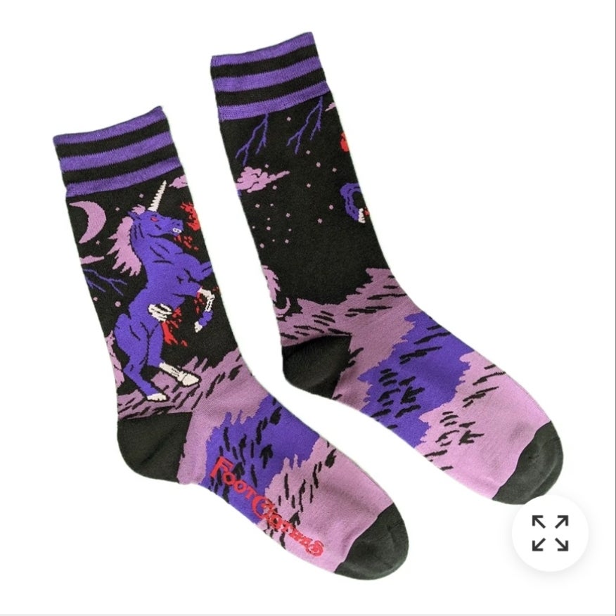 Evil AF Unicorn Socks FOOT CLOTHES | OMEN Alternative Sales