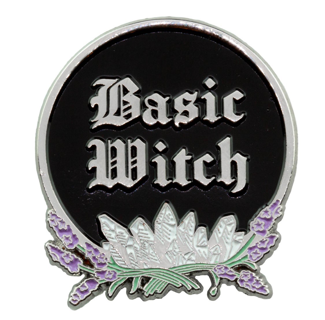 Basic Witch Enamel Pin ECTOGASM | OMEN Alternative Sales
